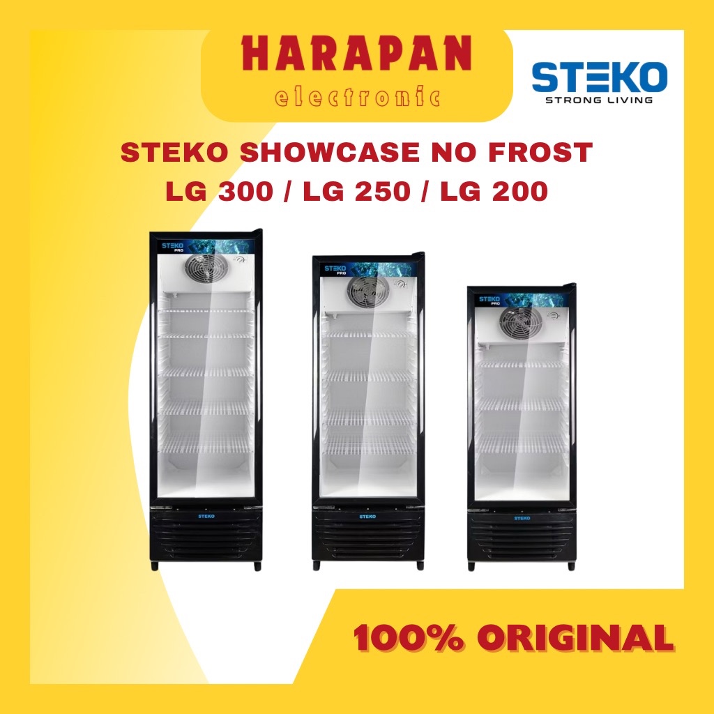 Jual STEKO SHOWCASE NO FROST LG200 LG250 LG300 / LG 200 250 300 / 3 4 5 ...