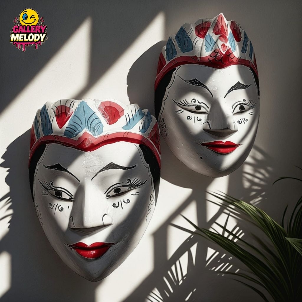 Jual Topeng Wayang Tari Klana Karakter Rama & Shinta (1Set) | Shopee ...