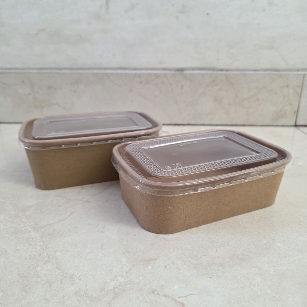 Jual Thinwall Paper Kraft Rectangle / Container Persegi Panjang 650/800 ...