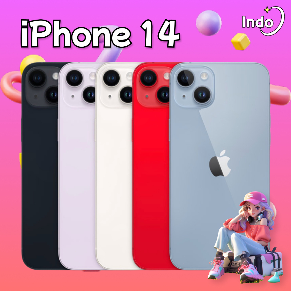 Jual iPhone 14 256GB Second Semua kartu fullset All fungsi aman 3U ...