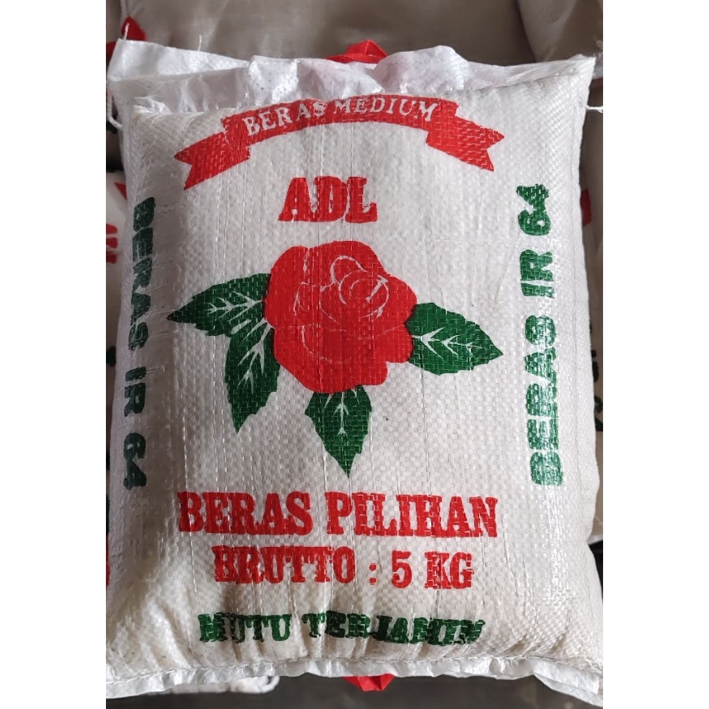 Jual BERAS 5 kg, CAP MAWAR ADL | Shopee Indonesia