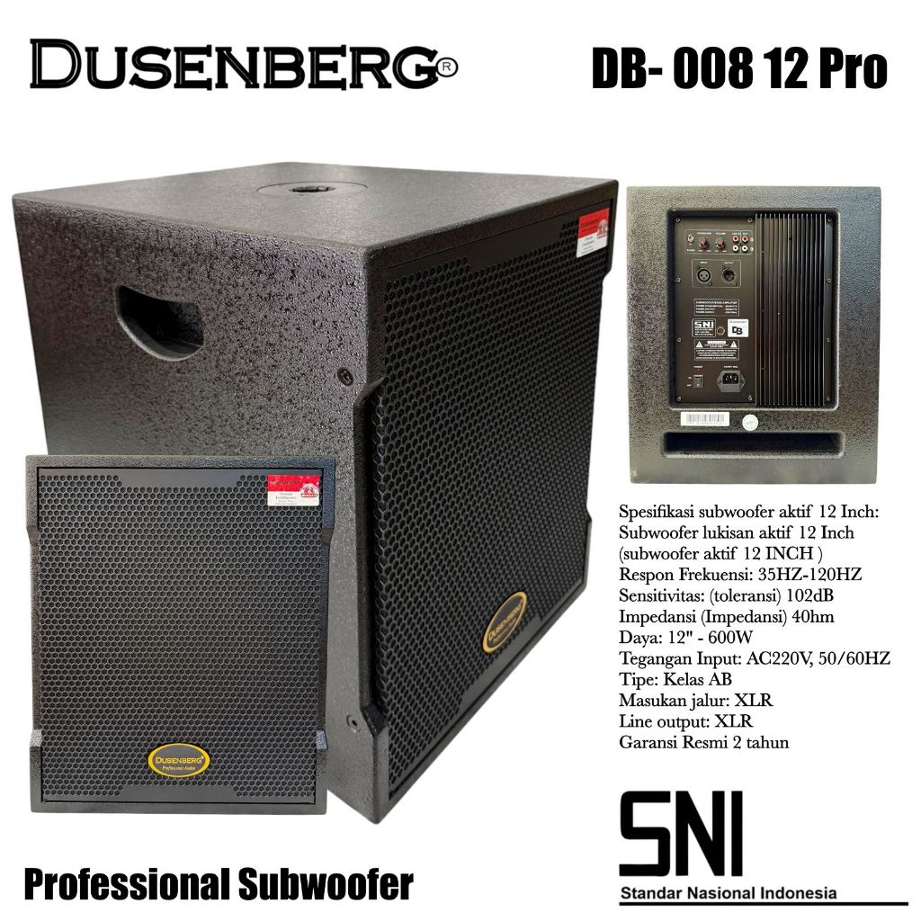 Jual DUSENBERG DB-008 12 Pro Professional Subwoofer | Shopee Indonesia