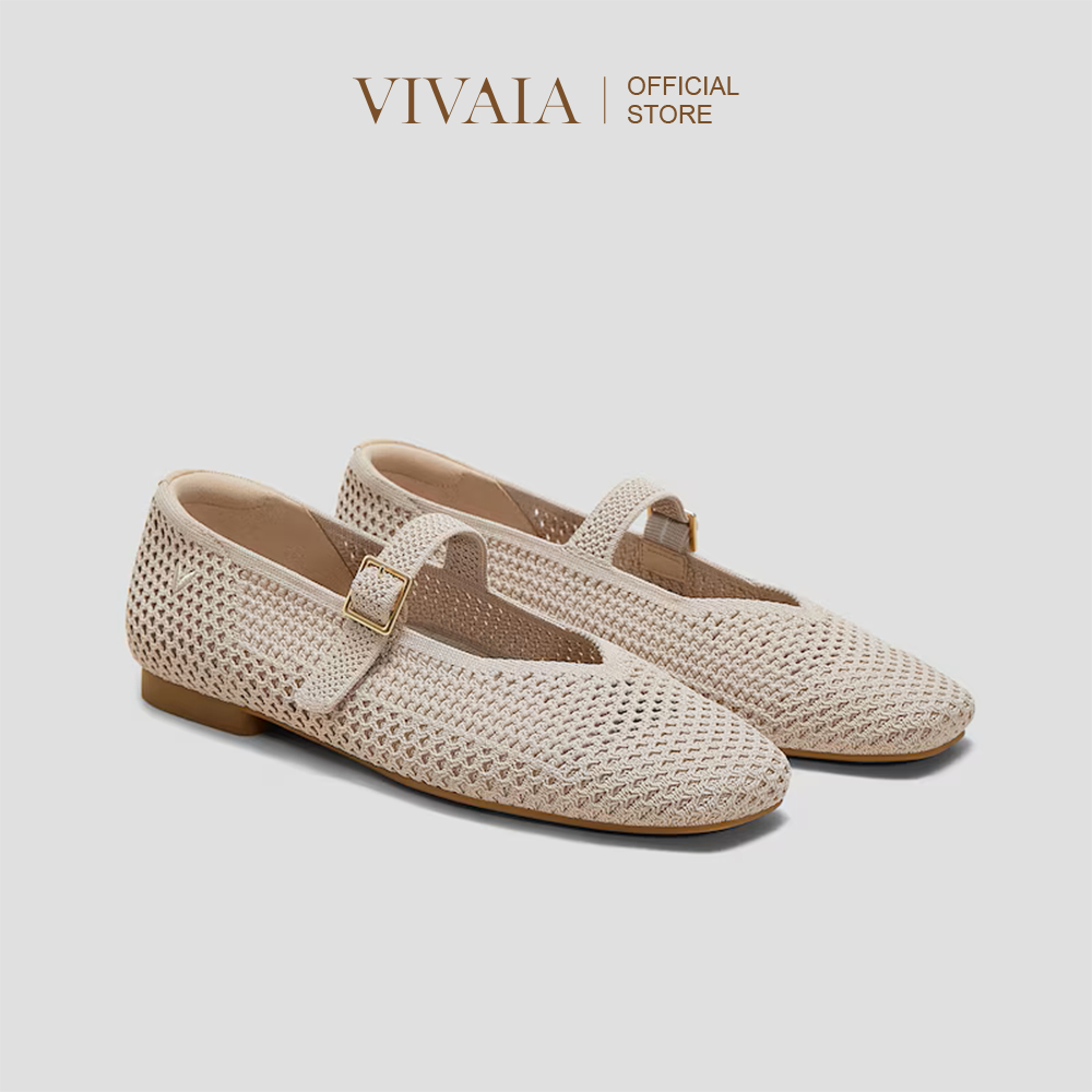 Jual VIVAIA Sepatu Wanita Square-Toe Mary-Jane (Margot Mary-Jane ...