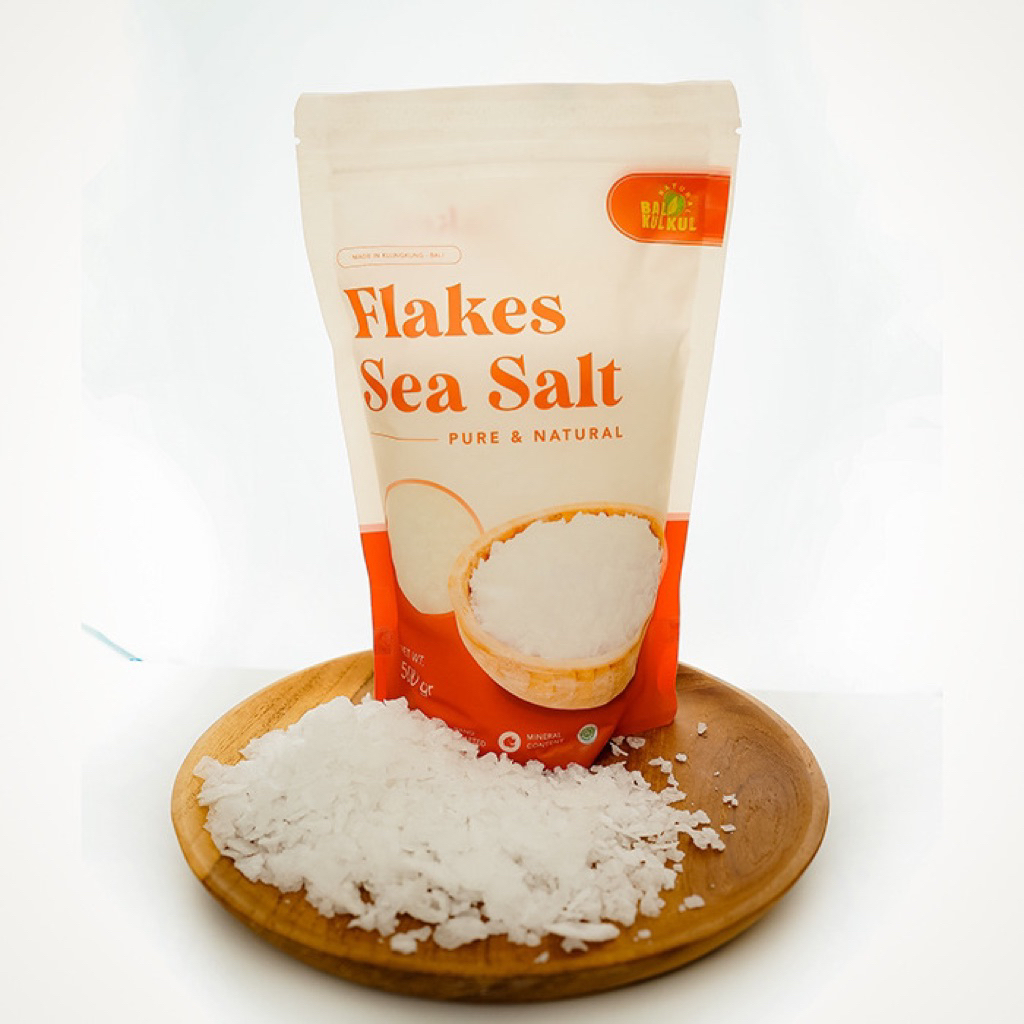 Jual Garam Flakes Sea Salt ( Klungkung-Bali) 500 gr | Shopee Indonesia