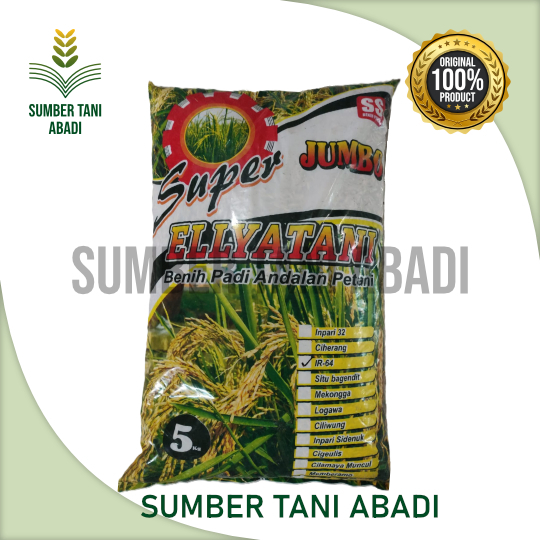 Jual BENIH PADI ELLYATANI SUPER JUMBO IR-64 - BENIH PADI SUPER - 5 KG ...