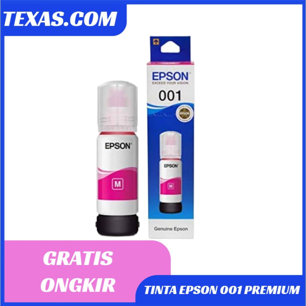 Jual Tinta Epson 001 Magenta Original – Botol Ink Printer EcoTank L ...