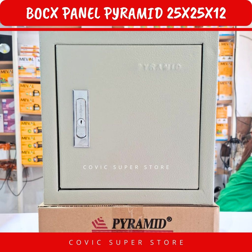 Jual BOX PANEL PYRAMID 25 X 25 X 12 ANTI KARAT | Shopee Indonesia