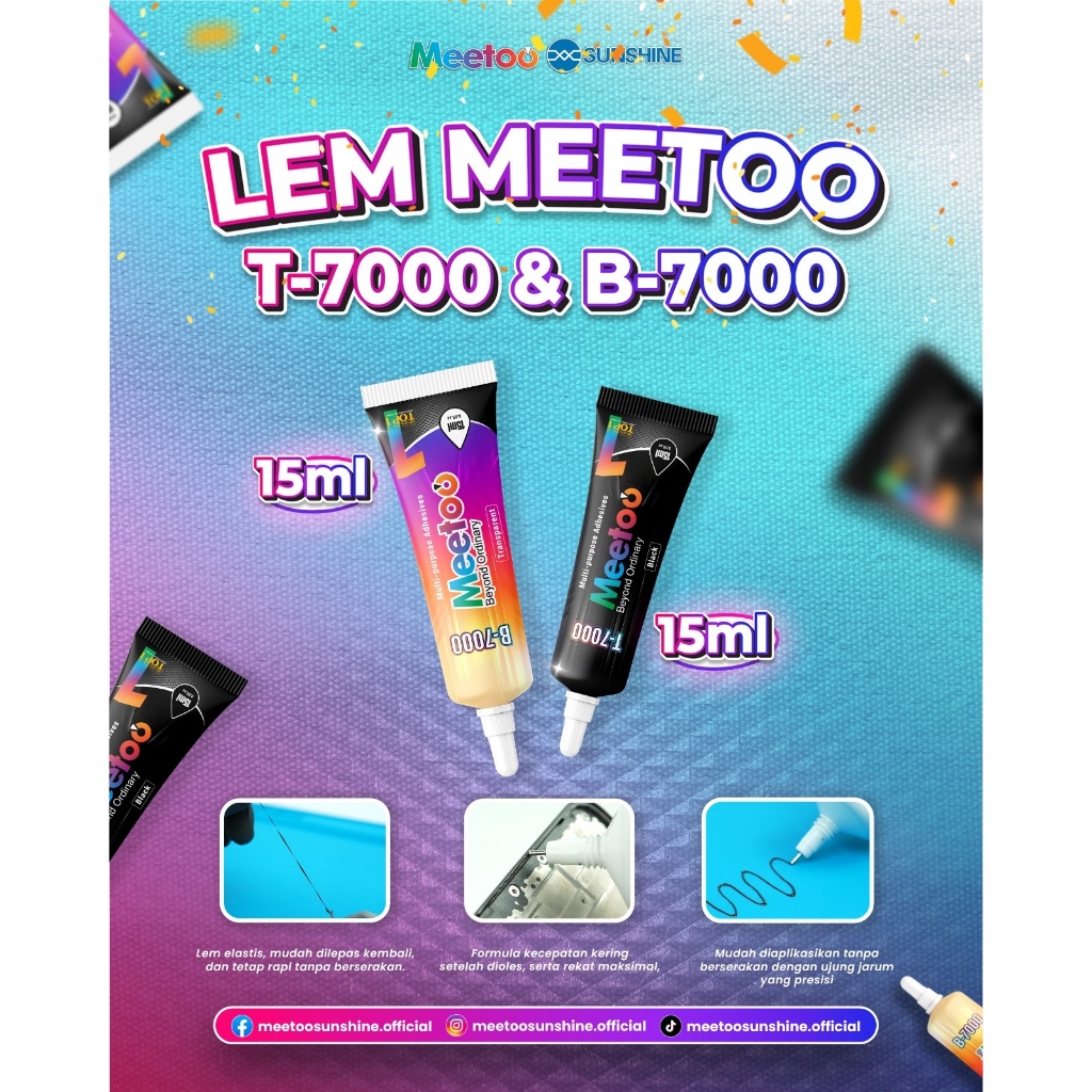 Jual LEM MEETOO 15ml | Shopee Indonesia