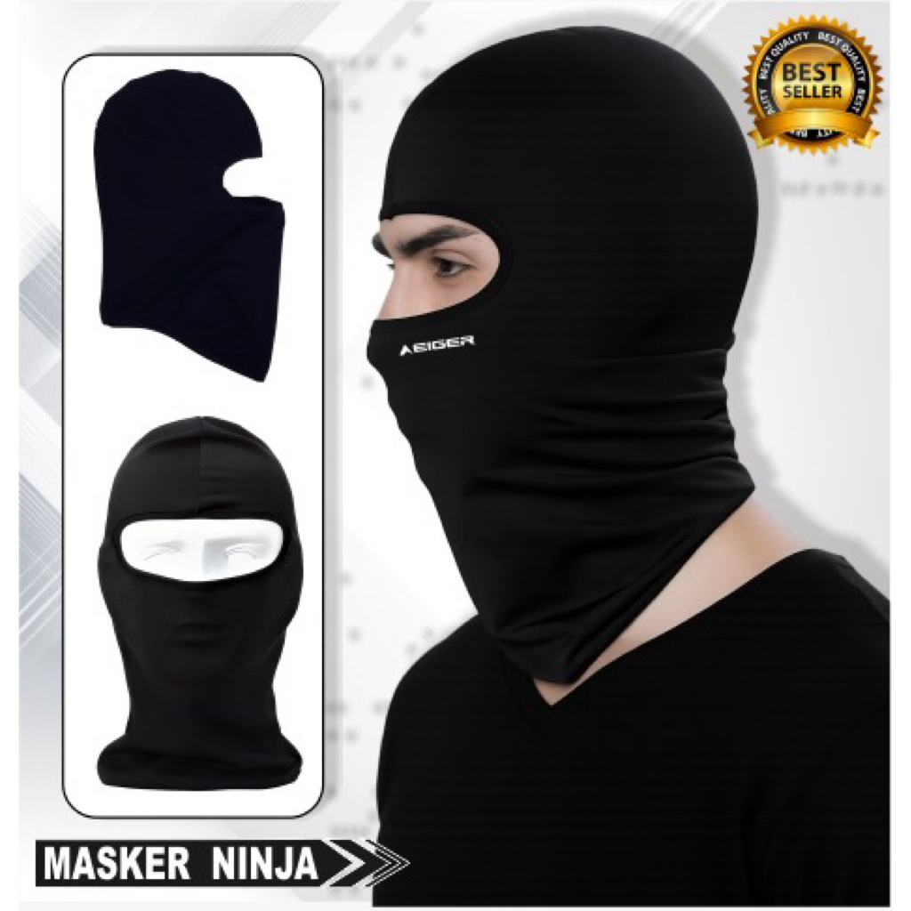 Jual Masker Ninja Full Face Balaclava Spandek Elastis | Shopee Indonesia