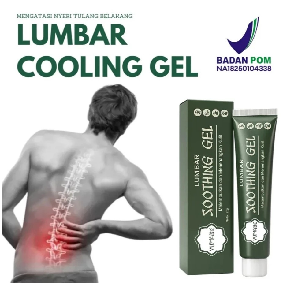 Jual YUMABE BPOM Lumbar Spine Cooling Gel Sakit Punggung Nyeri Otot ...