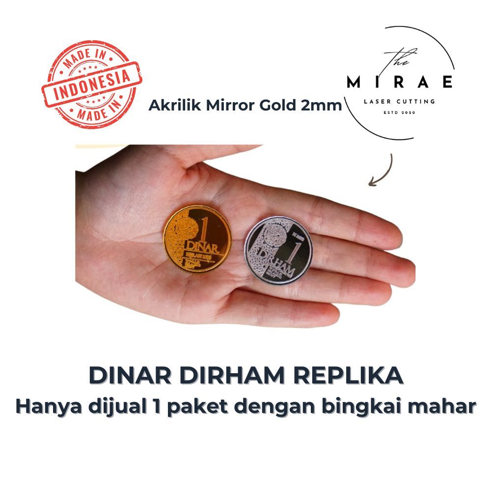Jual Replika Dinar & Dirham Hiasan Mahar | Shopee Indonesia