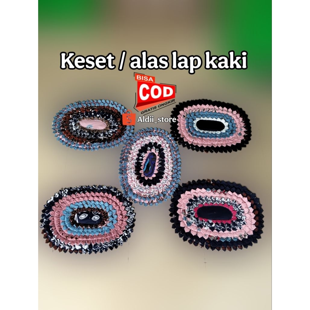 Jual KESET KAIN OVAL ATAU ALAS LANTAI LAP KAKI ANTI SLIP | Shopee Indonesia