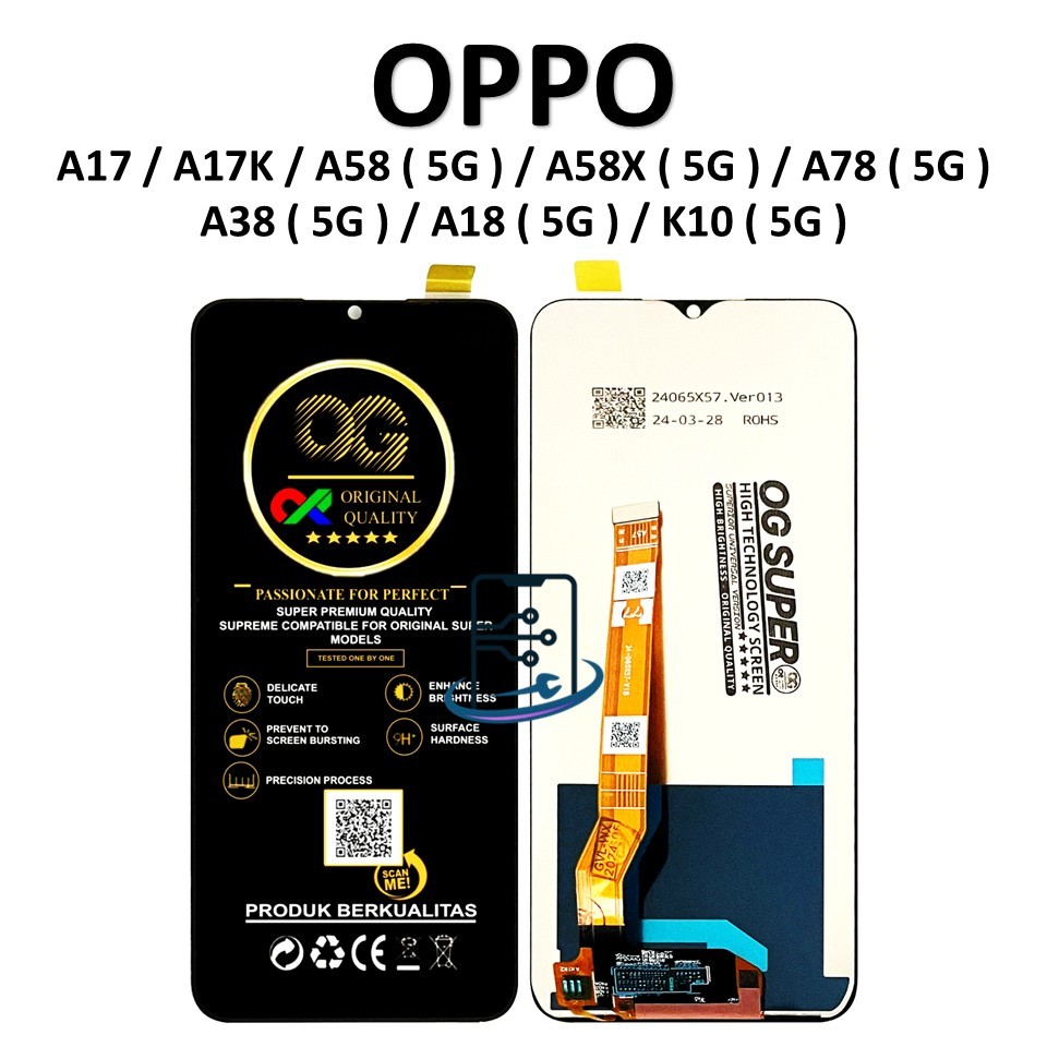 Jual LCD TOUCHSCREEN OPPO A17 / A17K / A77S / A57 2022 / A77 4G / 5G ...