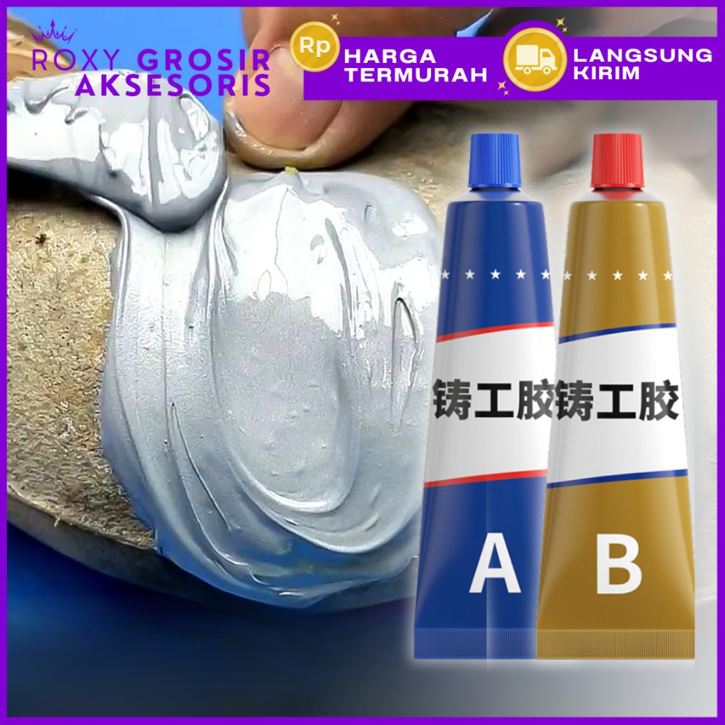 Jual penambal lubang retakan besi dan tembok original impor silikon ...
