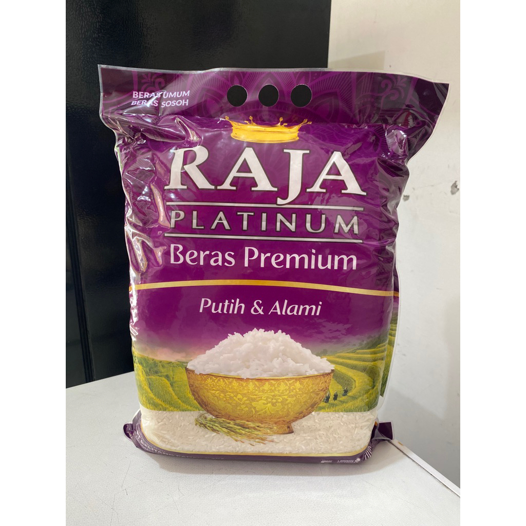Jual Beras Raja Platinum 5Kg | Shopee Indonesia