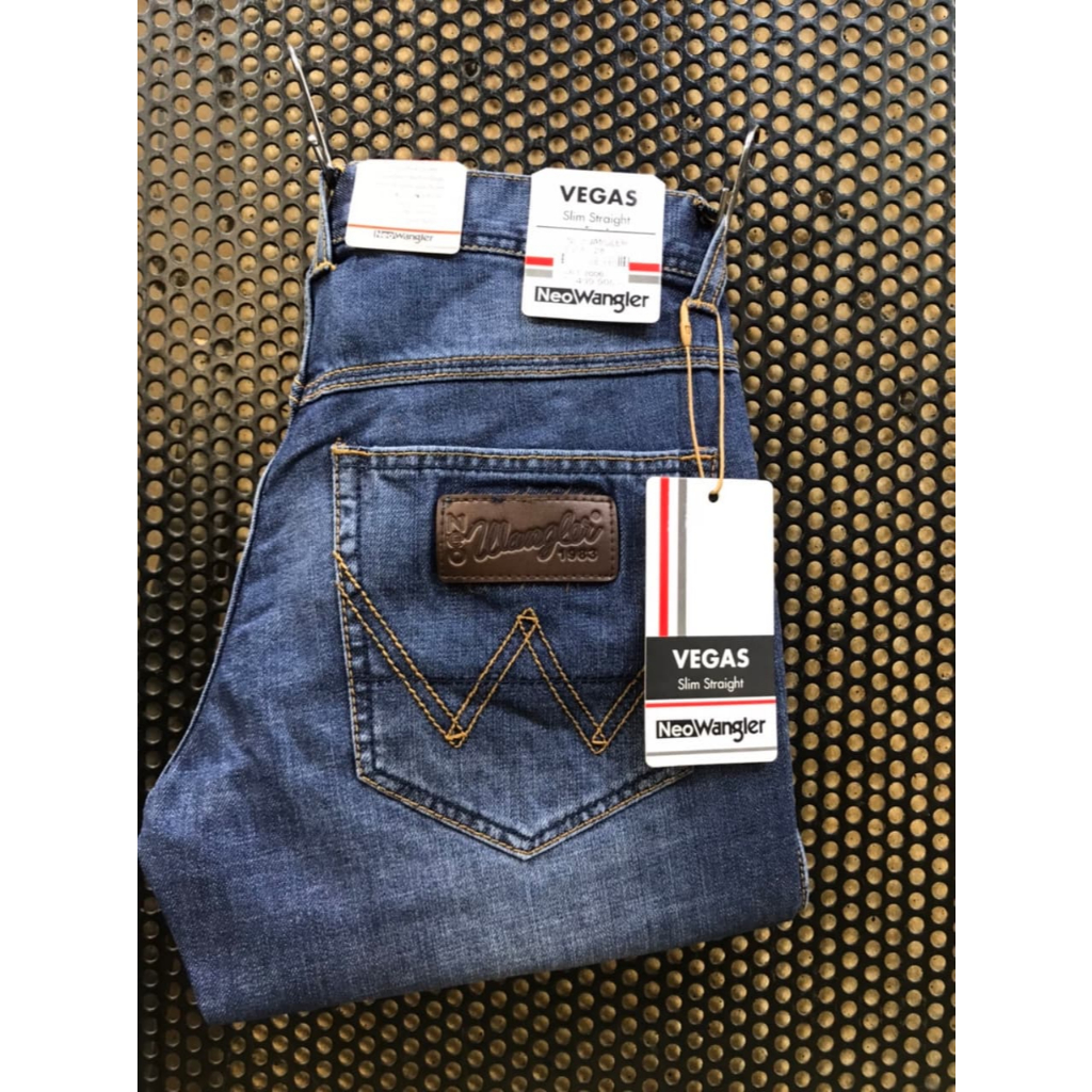 Jual Neo Wangler - Celana Panjang Pria Jeans Model Reguler | Shopee ...