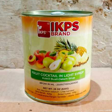 Jual IKPS BRAND FRUIT COCKTAIL IN LIGHT SYRUP 820GR ( KOKTIL BUAH DALAM ...
