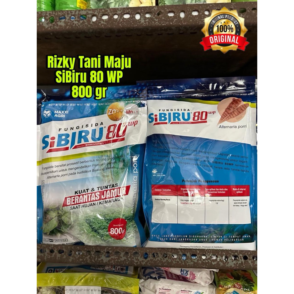 Jual Fungisida SIBIRU 80WP 1KG Mankozeb Biru Plus Zinc dan Mn | Shopee ...