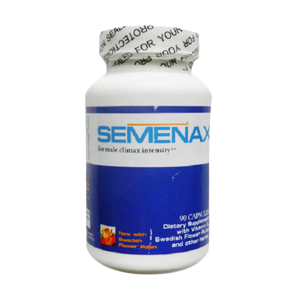 Jual Semenax Original Suplemen Kapsul Obat Herbal Penyubur Sperma Pria ...