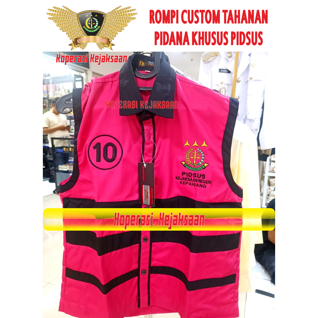 Jual ROMPI TAHANAN PIDANA KHUSUS | PIDSUS KEJAKSAAN | CUSTOM | Shopee ...