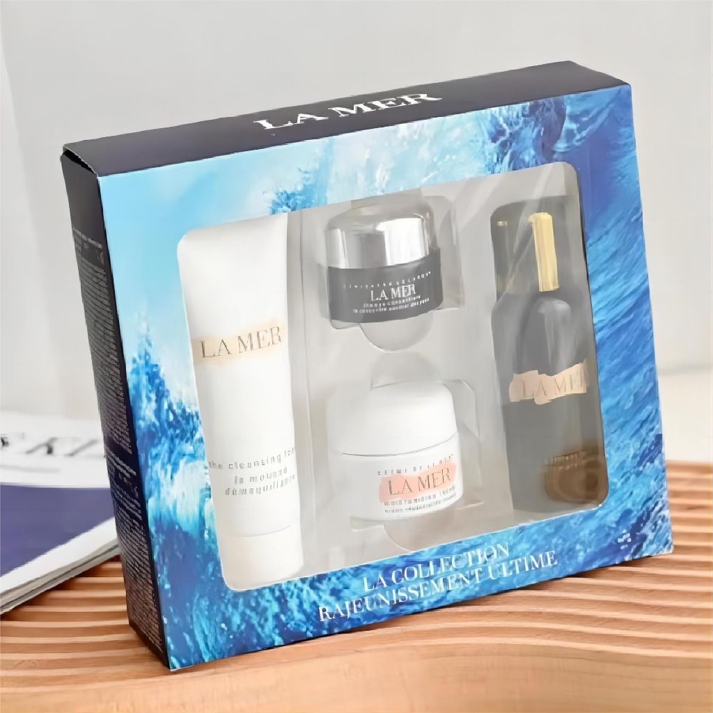 Jual LA MER Estee Lauder Cosmetics Travel Kit 4pcs | Shopee Indonesia