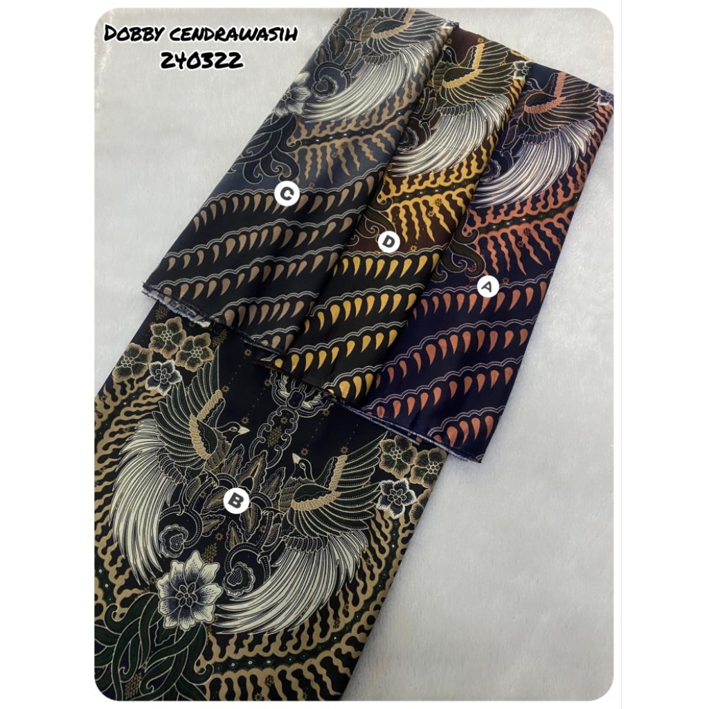 Jual COD Bahan Batik Dobby motif Cendrawasih | Batik Halus meteran Tanah Abang | ecer & grosir ...