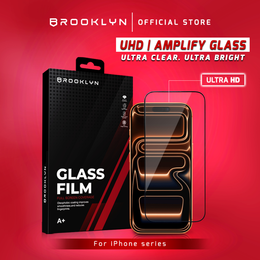 Jual Brooklyn Ultra HD Anti Reflective Tempered Glass iPhone 17/16/15 ...