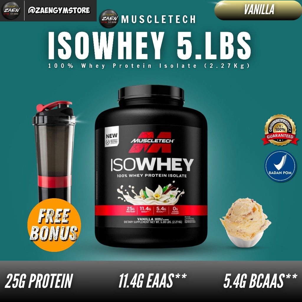 Jual MUSCLETECH ISOWHEY 5 LBS WHEY PROTEIN ISOLATE | Shopee Indonesia