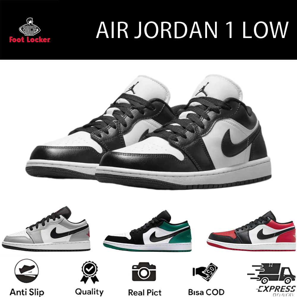 Jual 【COD】Sneakers AIR JORDAN 1 LOW Sepatu basket untuk pria dan wanita ...