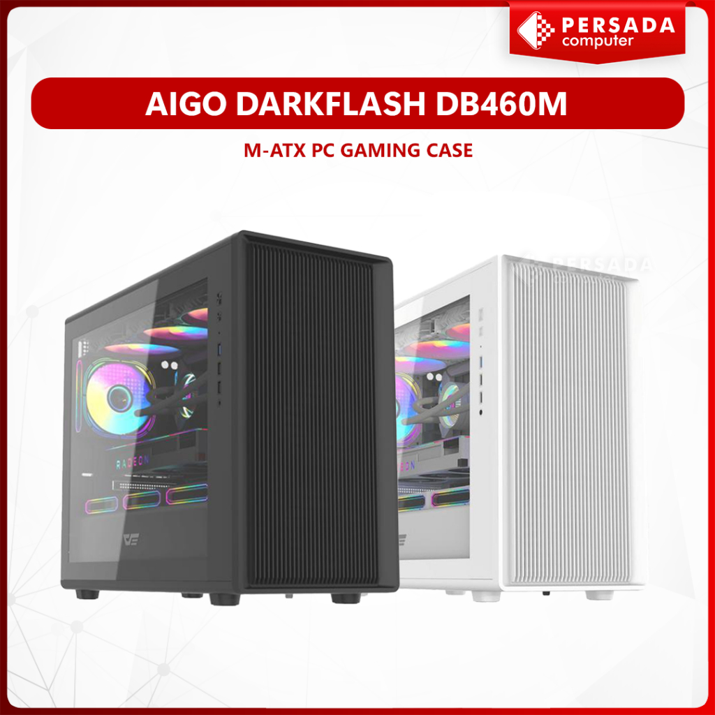 Jual AIGO DARKFLASH DB460M M-ATX PC GAMING CASE | Shopee Indonesia