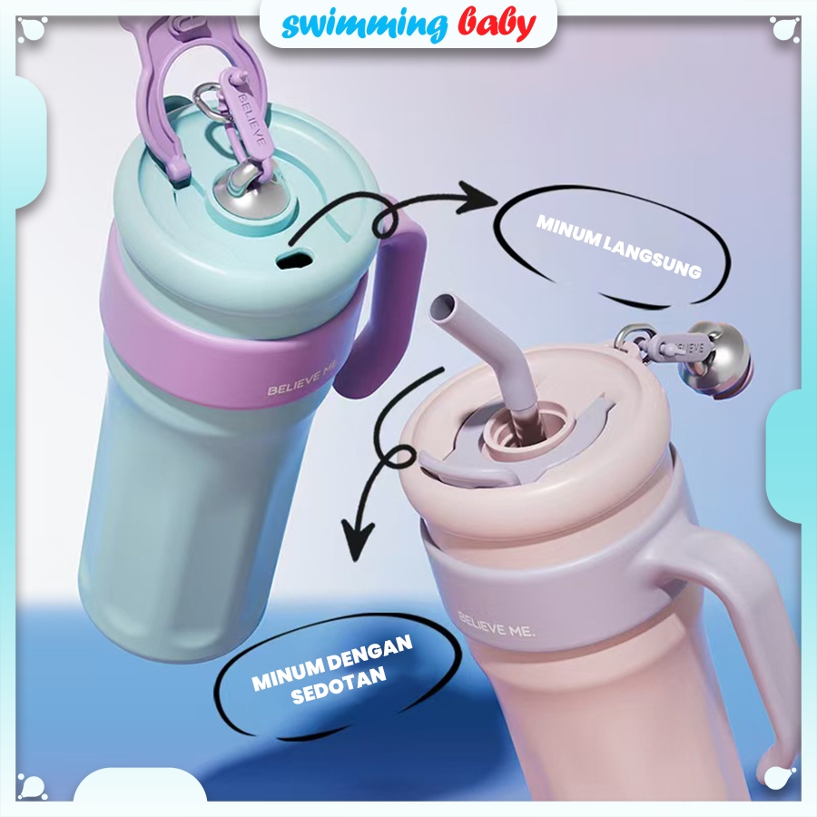 Jual Botol Minum Stainless Steel SUS 316 1250ML Tahan Panas Dingin 12 Jam Tumbler Sport ...