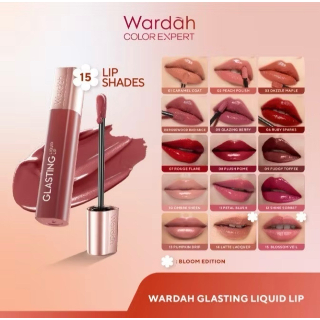 Jual Wardah Glasting Liquid Lip Cream | Shopee Indonesia