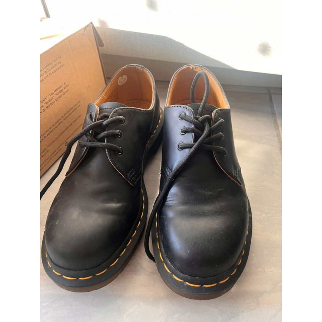 Jual Dr Martens 1461 black smooth docmart | Shopee Indonesia