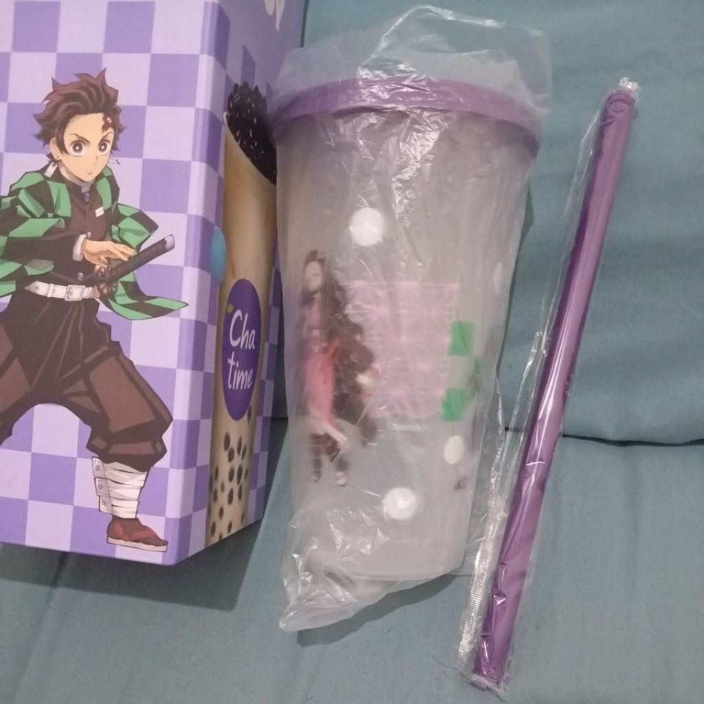 Jual [Chatime X Demon Slayer] Color Changing Tumbler (Cold Drink ...