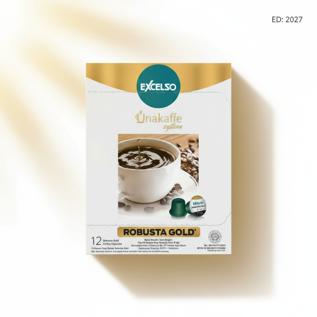 Jual Excelso Capsule Unakaffe System Kopi Kapsul Robusta Gold 12 ...