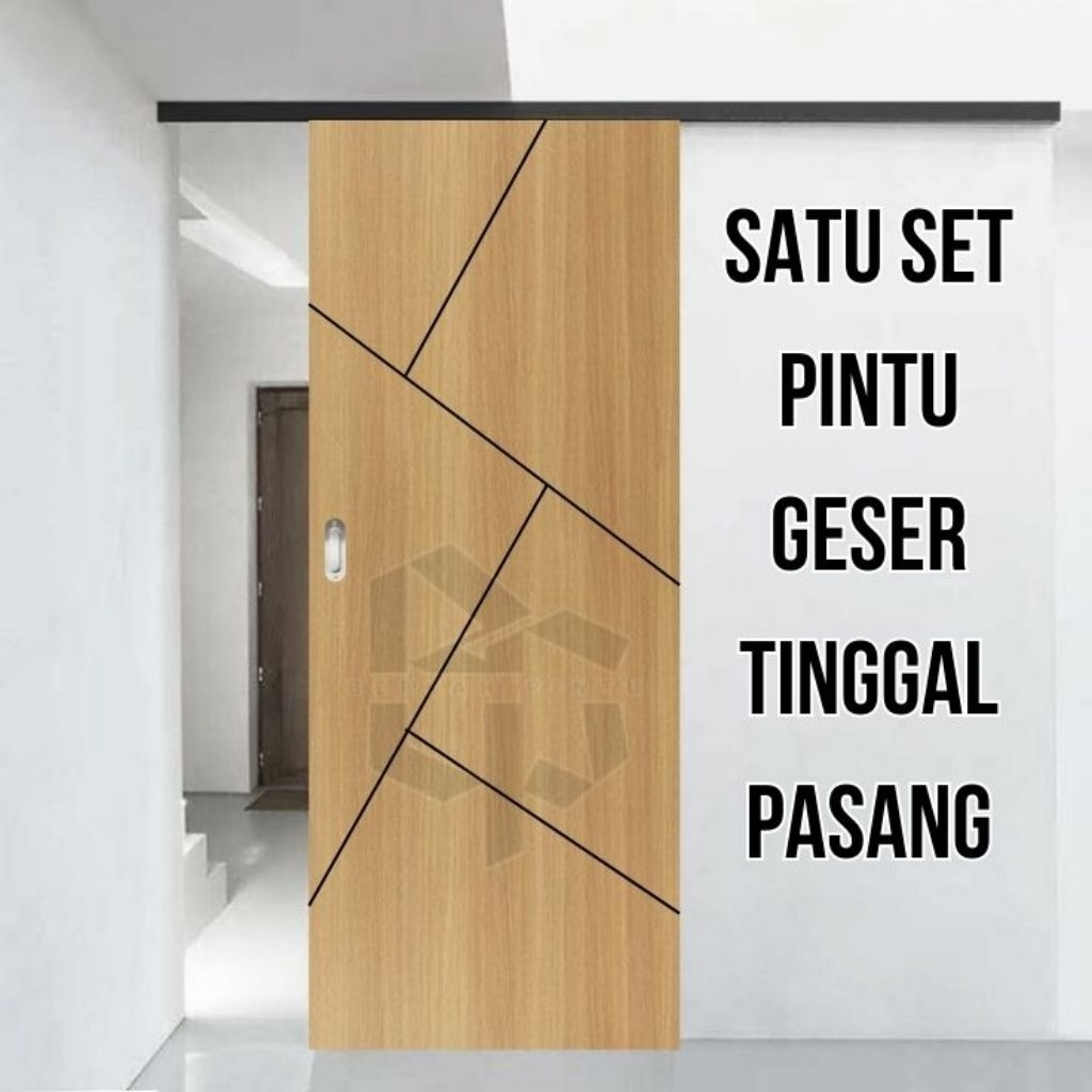 Jual Pintu Sleding Tinggal Pasang | Satu Set Pintu Sleding | Pintu ...