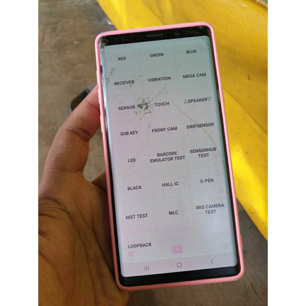 Jual samsung Note 9 ram 6/128 minus LCD retak dan shadow | Shopee Indonesia