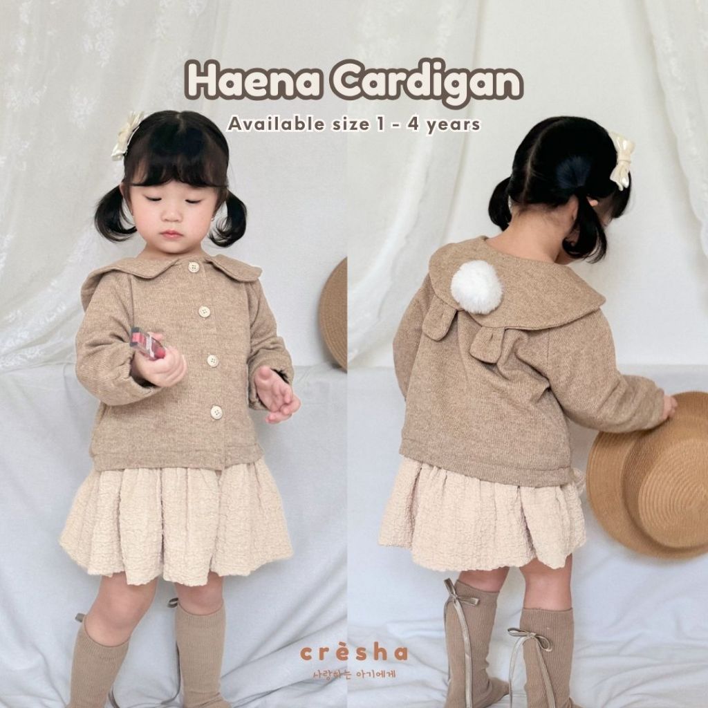 Jual Cardigan Anak Perempuan Premium Korean Style (1–4 Tahun) – Cresha ...