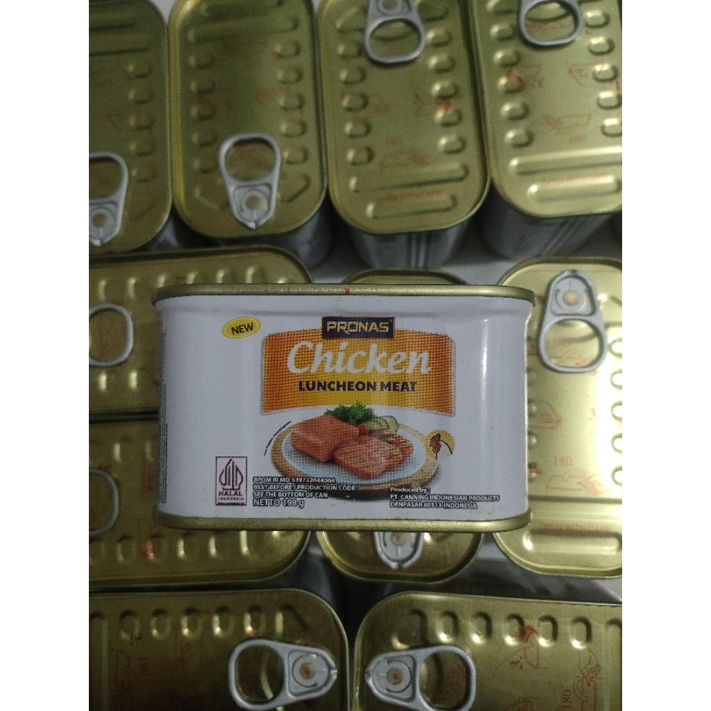 Jual pronas luncheon ayam 198gr promo exp okt 2026 | Shopee Indonesia