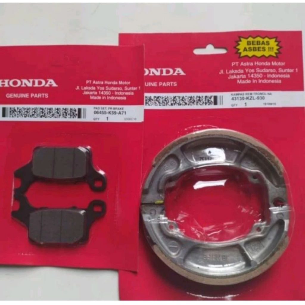Jual KAMPAS REM DEPAN BELAKANG,GENIO,VARIO 125,150,160,CBS,NEW,LED,ESP ...