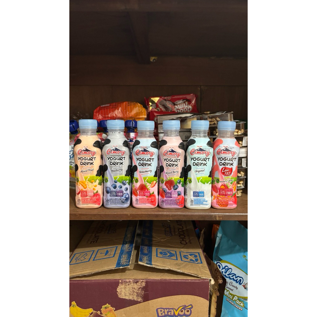 Jual cimory yogurt drink botol (varian dikirim random sesuai stock yg ...