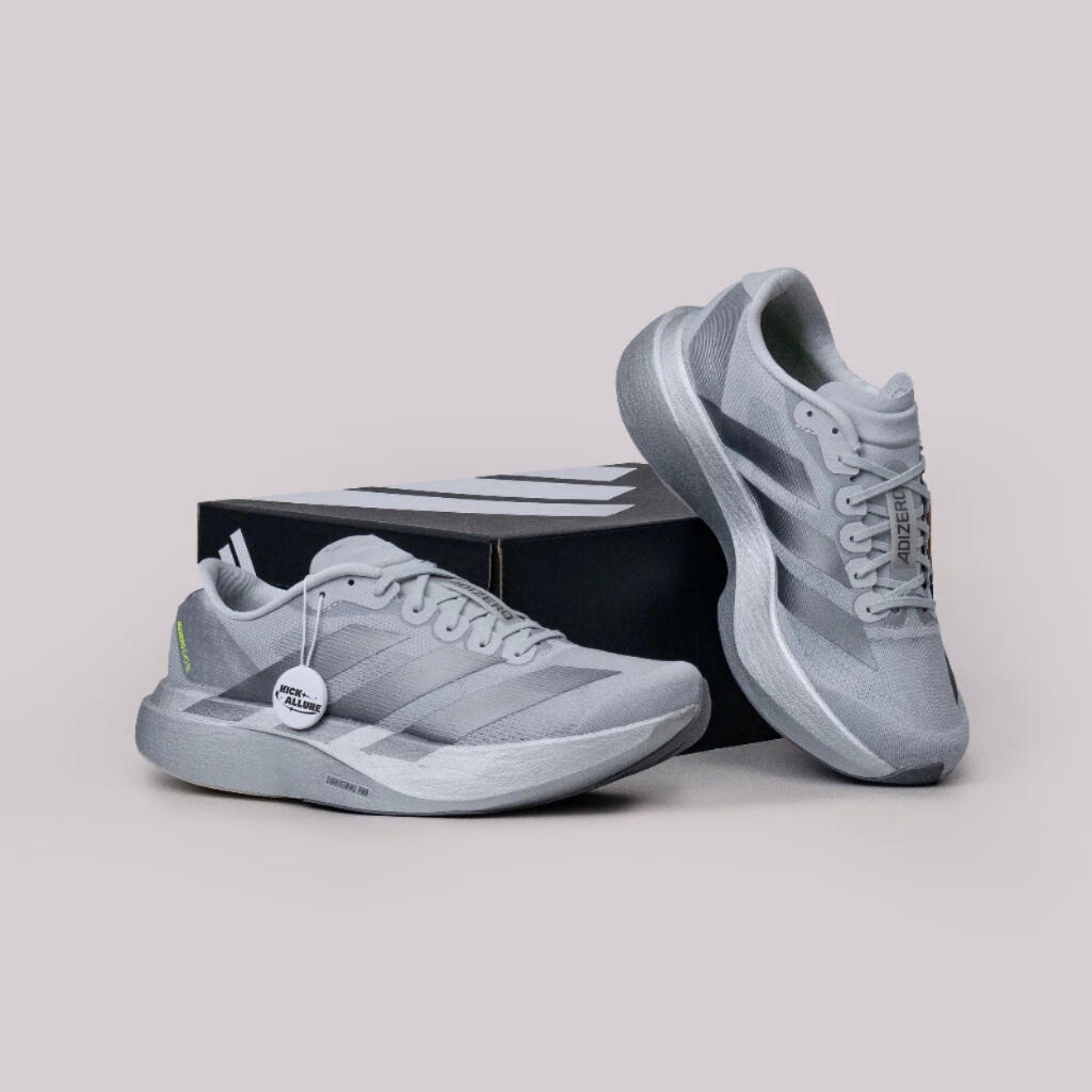 Jual Adidas Adizero Evo SL Grey Silver Metallic Original BNIB Running ...