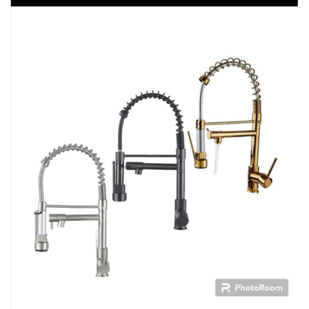 Jual Kran sink pantry stainless panas dingin / kran pantry tarik ...