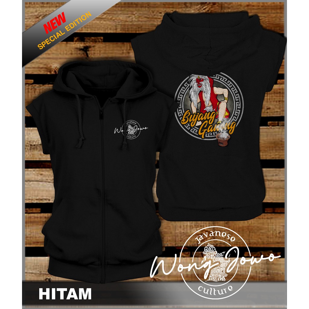 Jual JAKET ROMPI VEST HOODIE JAWA KEJAWEN BUDAYA JAWA BUJANG GANONG ...