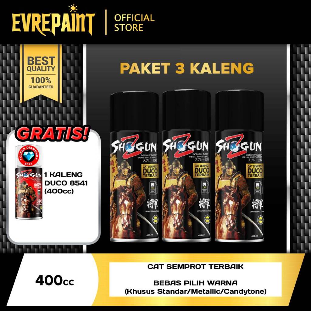 Jual Pilox Pilok Pylox Shogun Z Paint Paket HEMAT 3 KALENG Cat Semprot ...