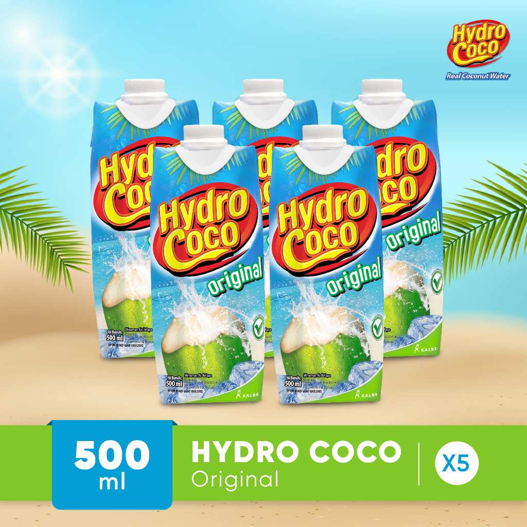 Jual Hydro Coco Kemasan 500ml - Isi 5 | Shopee Indonesia