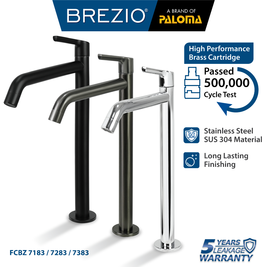 Jual BREZIO Keran Wastafel Tinggi Cuci Tangan Kran Air Bambu Tall ...