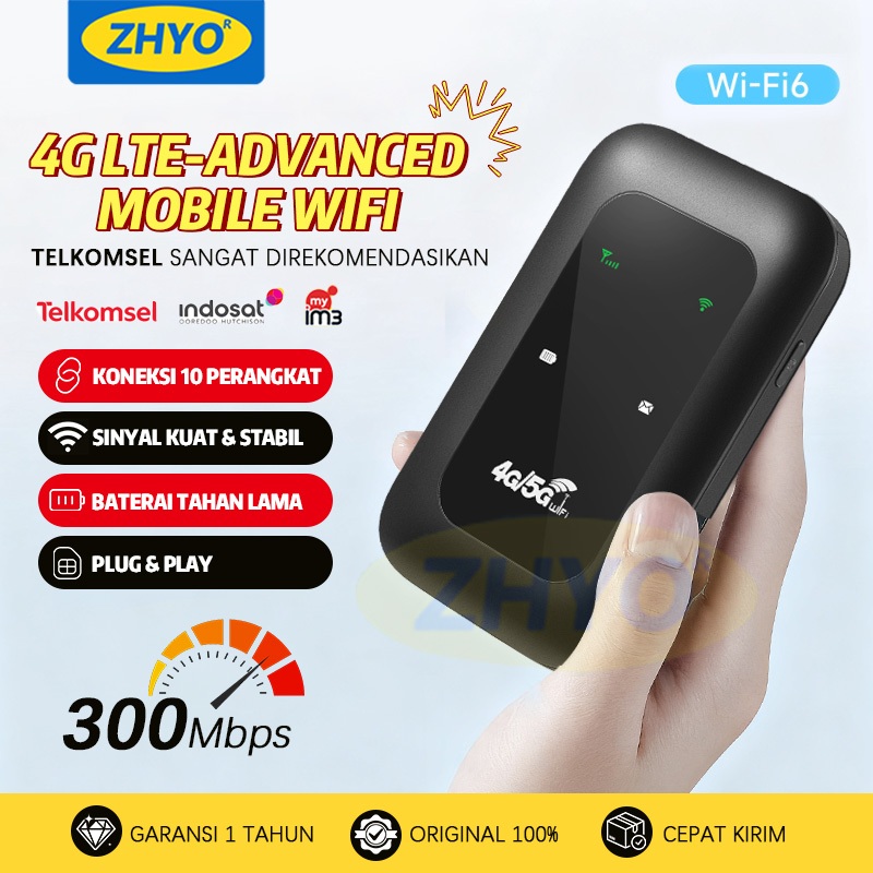 Jual ZHYO Model baru Modem WIFI6 4G/5G Support All Operator SIM card ...