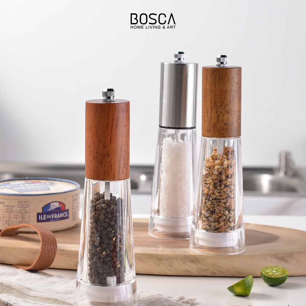 Jual Bosca Living- Oakwood Grinder / Manual Salt Pepper Wooden Grinder ...