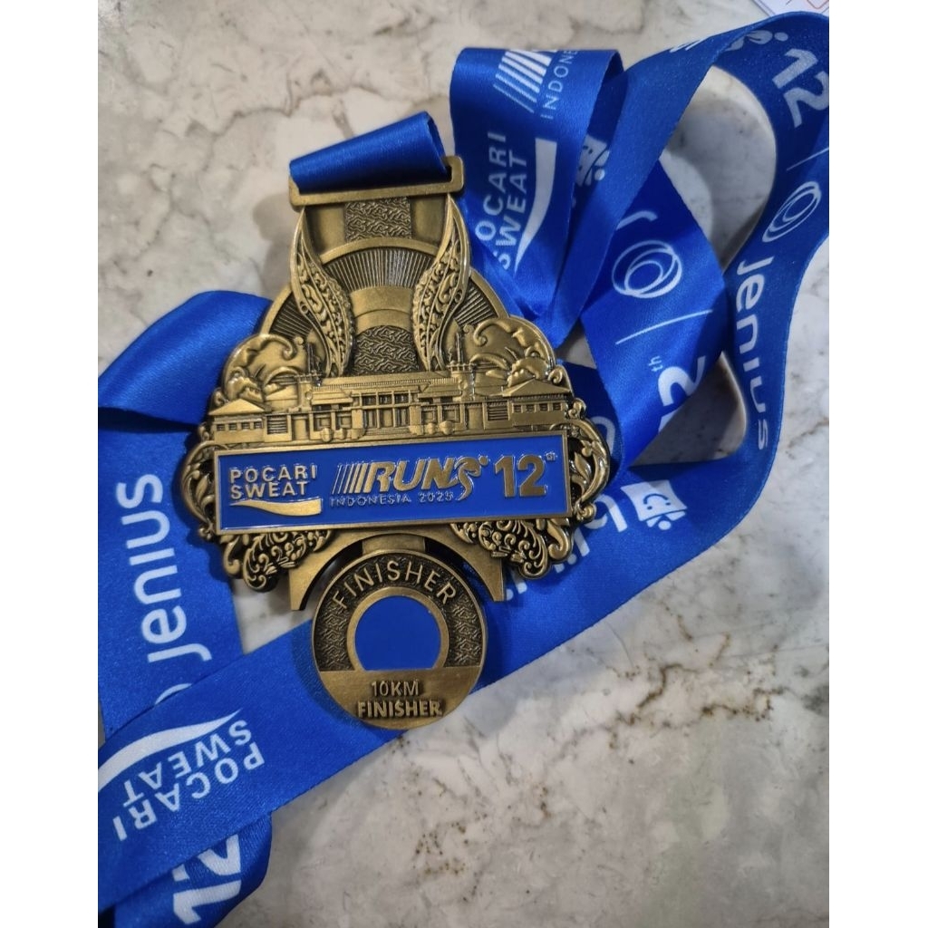 Jual Medali Finisher Pocari Sweat Run Indonesia 2025 10K | Shopee Indonesia